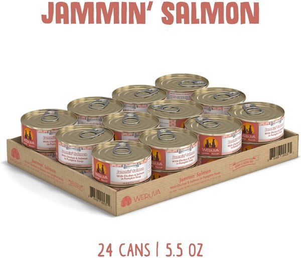 WERUVA Jammin' Salmon with Chicken & Salmon in Pumpkin Soup Grain-Free ...