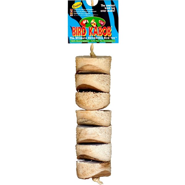 SUNGROW Bird Chew Toy, Medium & Large Parrot Foraging Blocks for Cage ...