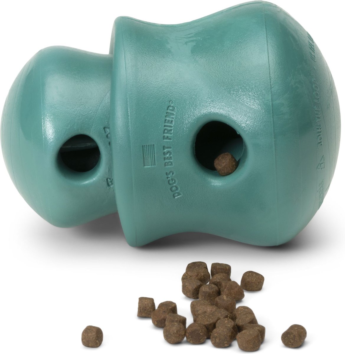 WEST PAW Zogoflex Toppl Tough Treat Dispensing Dog Chew Toy, Green ...