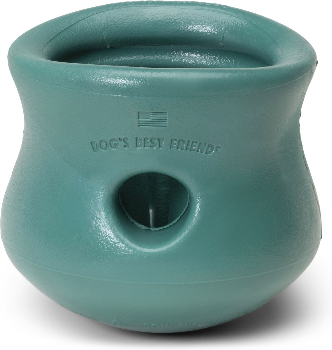 WEST PAW Zogoflex Toppl Tough Treat Dispensing Dog Chew Toy, Green ...