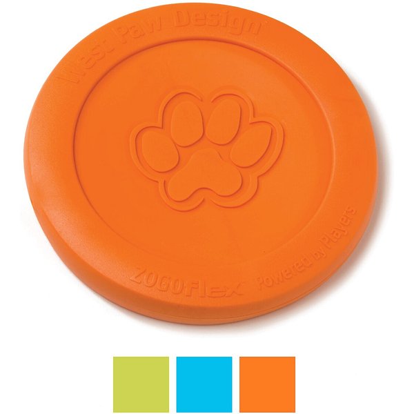 WEST PAW Zogoflex Zisc Flying Disc Dog Toy, Tangerine, Large - Chewy.com