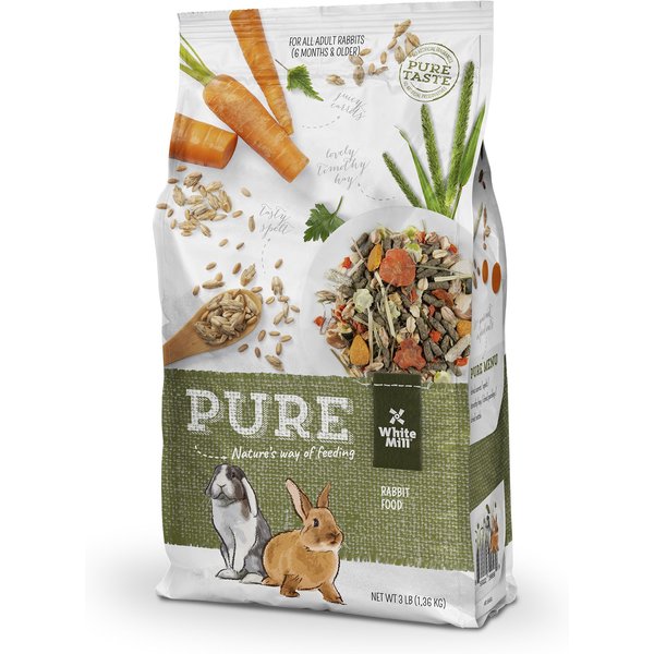 WHITE MILL PURE Rabbit Food, 4.4-lb bag - Chewy.com