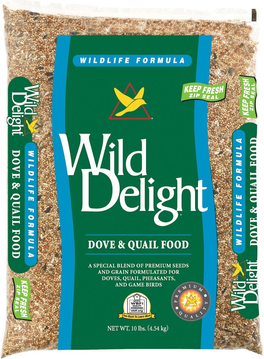 WILD DELIGHT Dove Quail Mix Wild Bird Food, 10-lb - Chewy.com