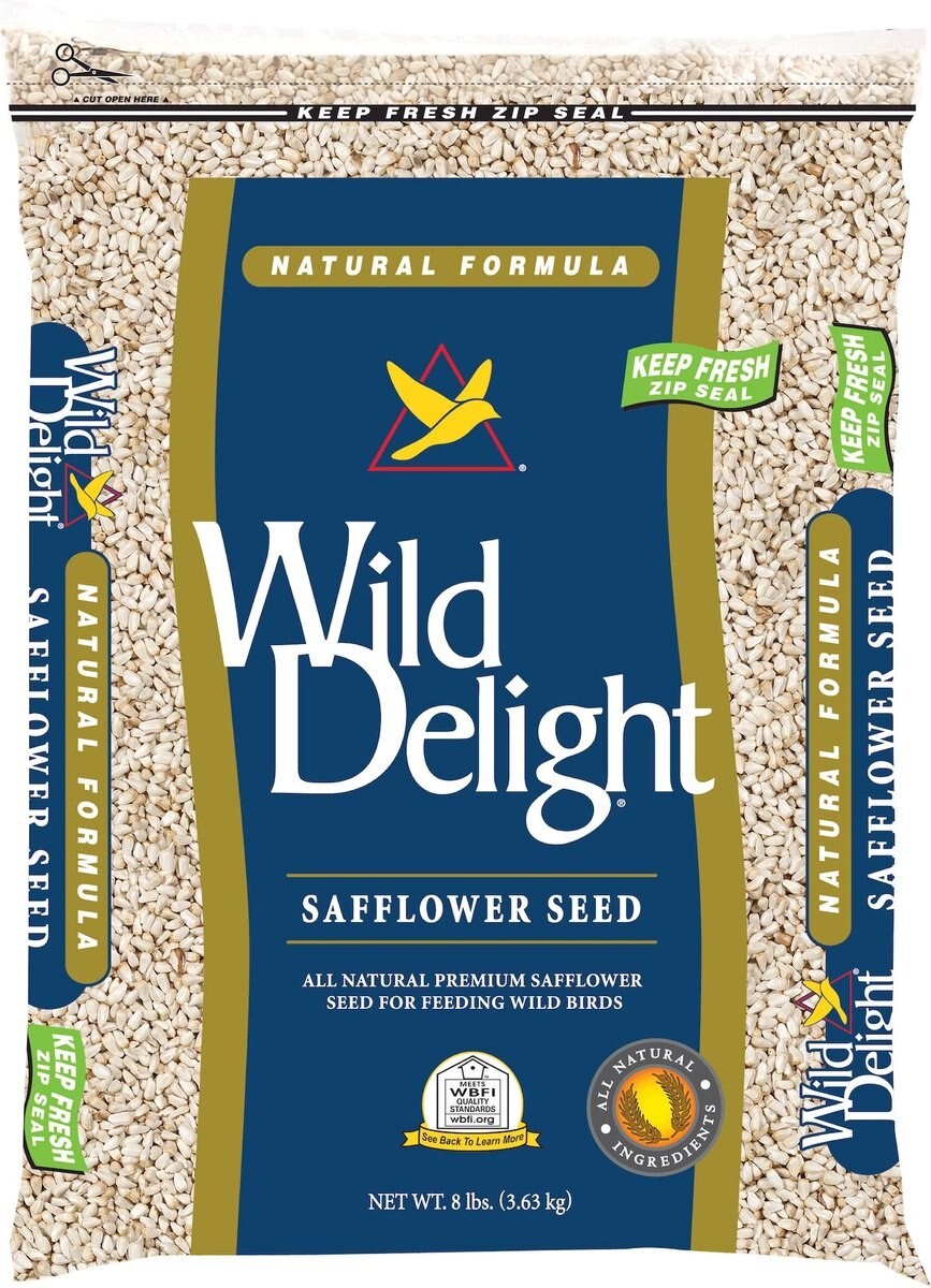 WILD DELIGHT Safflower Wild Bird Food, 8-lb - Chewy.com