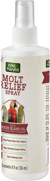 WILD HARVEST Molt Relief Bird Spray, 8-oz bottle - Chewy.com