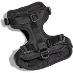 WILD ONE Adjustable Cushioned Dog Harness, Black, Large - Chewy.com
