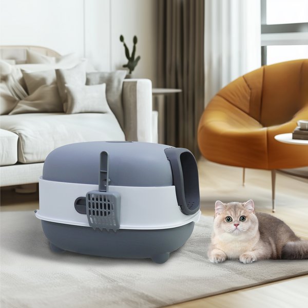Out of Stock - WISFOR Hooded Covered Cat Litter Box, X-Large - Chewy.com