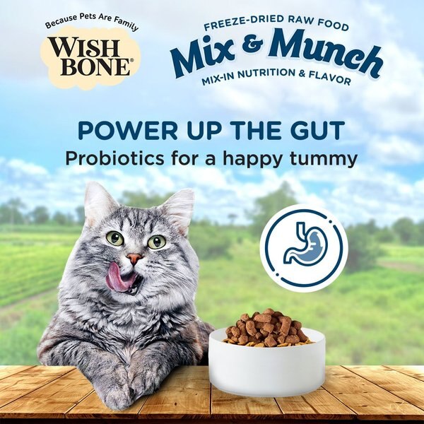 WISHBONE Mix & Munch Raw High-Protein Grain-Free Chicken & Rabbit ...
