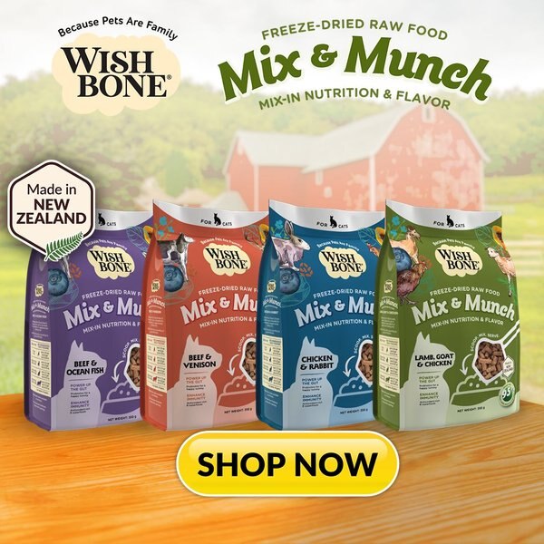 WISHBONE Mix & Munch Raw High-Protein Grain-Free Lamb, Goat & Chicken ...
