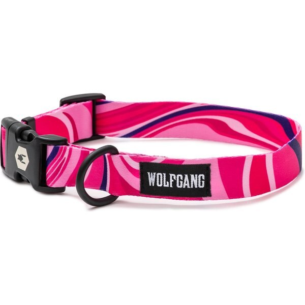 PINK PAPYRUS Blue White Polyester Dog Collar, Large: 18 to 28-in neck 1 ...