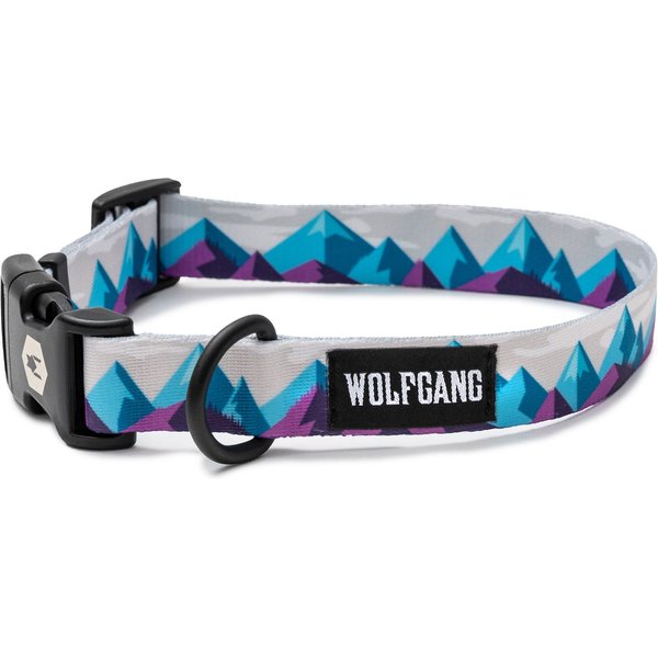 PINK PAPYRUS Blue White Polyester Dog Collar, Large: 18 to 28-in neck 1 ...