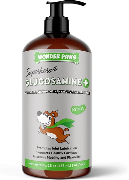 WONDER PAWS Glucosamine Liquid Joint Supplement for Dogs, 16-fl oz ...