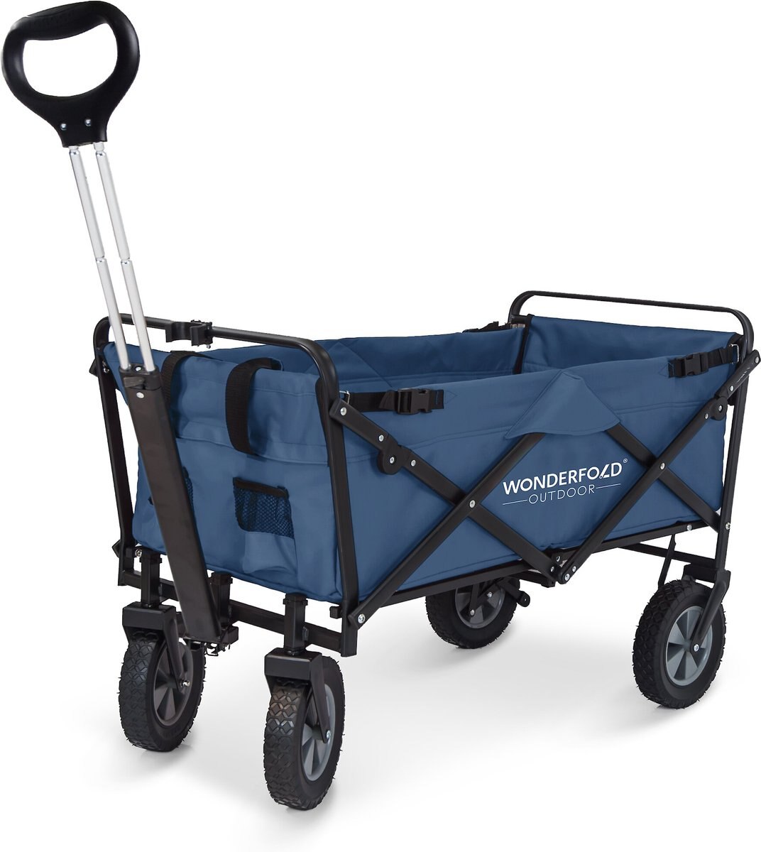 WONDERFOLD Utility Outdoor Dog & Cat Wagon, Blue - Chewy.com