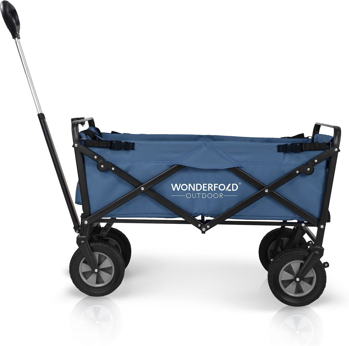 WONDERFOLD Utility Outdoor Dog & Cat Wagon, Blue - Chewy.com