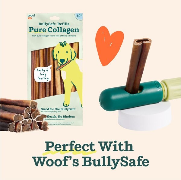 WOOF All-Natural Collagen Sticks Dog Treats, 6-inch, 10 count - Chewy.com