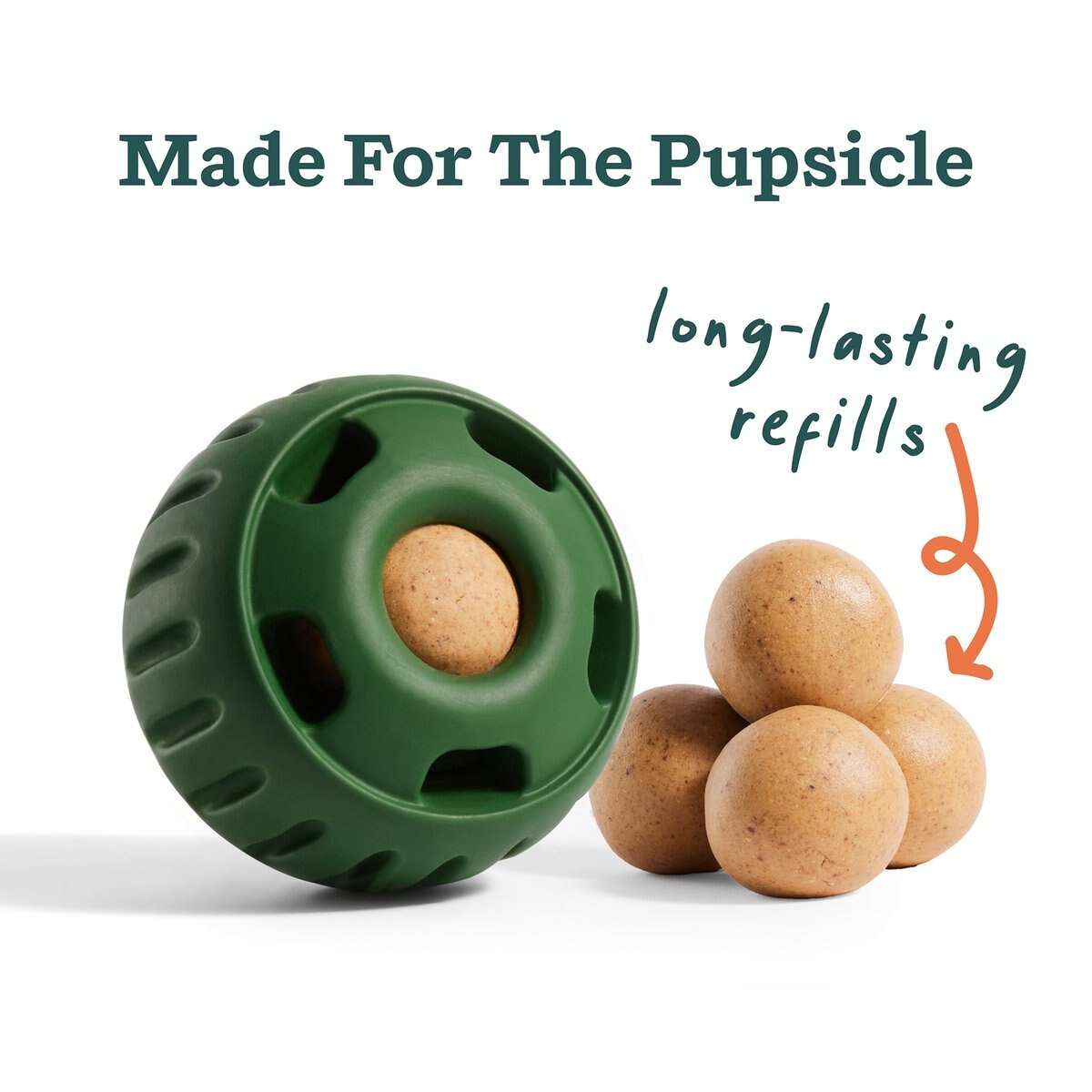 WOOF Pupsicle Pops Refills Beef Grain-Free Lickable Dog Treats, Small ...