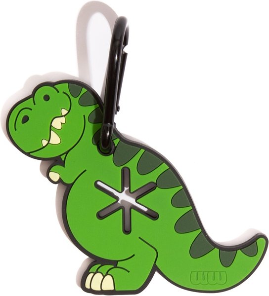 WOOF & WONDER Poopy Loop Dinosaur Dog Poop Bag Holder - Chewy.com
