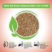 WORLD'S BEST Multi-Cat Unscented Clumping Corn Cat Litter, 28-lb bag ...