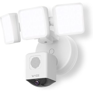 WYZE Cam Floodlight Pro Outdoor Wi-Fi Pet Camera, White - Chewy.com