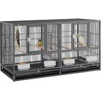 YAHEETECH 18-in Wide Stackable Divided Breeder Cage, White - Chewy.com