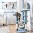 YAHEETECH Ocean-Themed Multi-Level Cat Tree, 45.5-in - Chewy.com