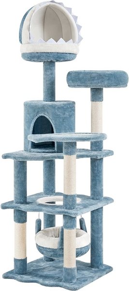 YAHEETECH Ocean-Themed Multi-Level Cat Tree, 61-in - Chewy.com