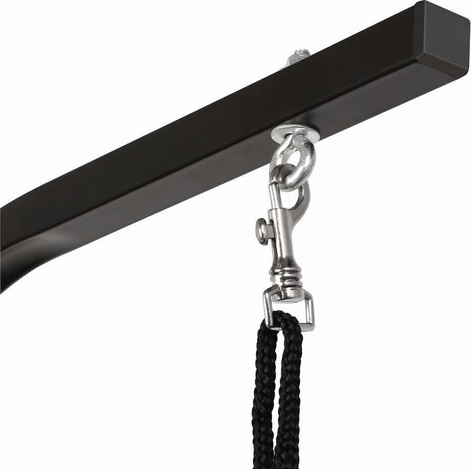 YAHEETECH Stainless Steel Dog & Cat Grooming Table, Black, 32-in ...