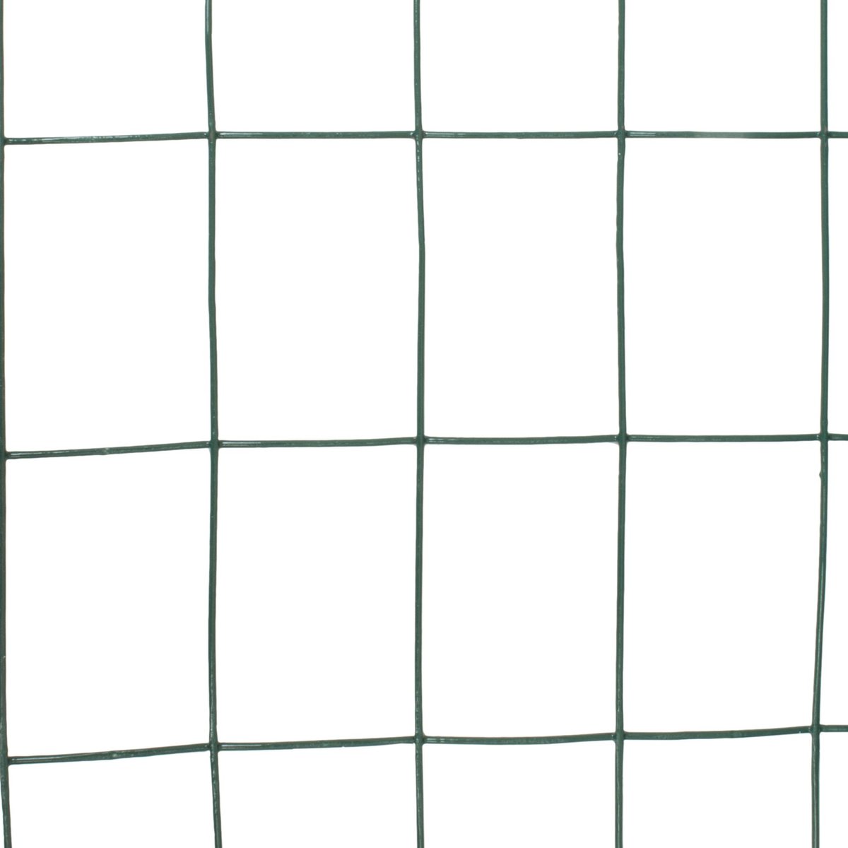 YARDGARD Welded Wire Vinyl 16-Gauge 2x4" Mesh Fence, Green, 48-in x 50 ...