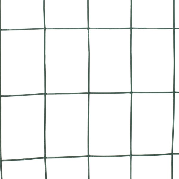 YARDGARD Welded Wire Vinyl 16-Gauge 2x4" Mesh Fence, Green, 48-in x 50 ...