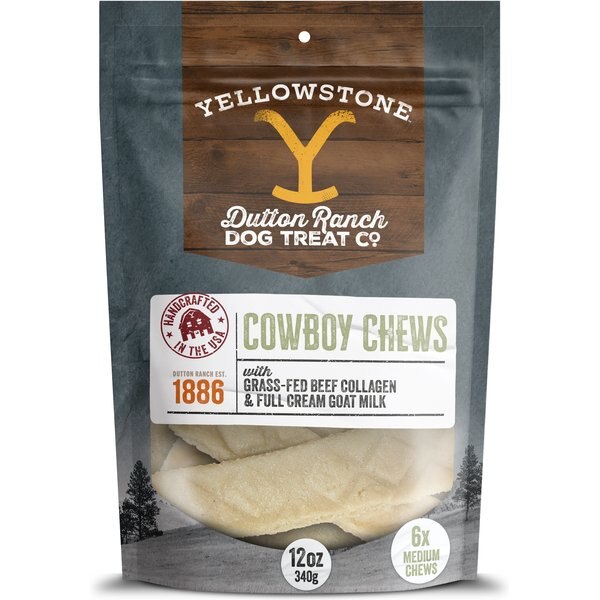 Discontinued - YELLOWSTONE DUTTON RANCH DOG TREAT CO. Cowboy Chews Long ...