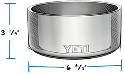 YETI Boomer Dog Bowl, Navy, 4-cup - Chewy.com