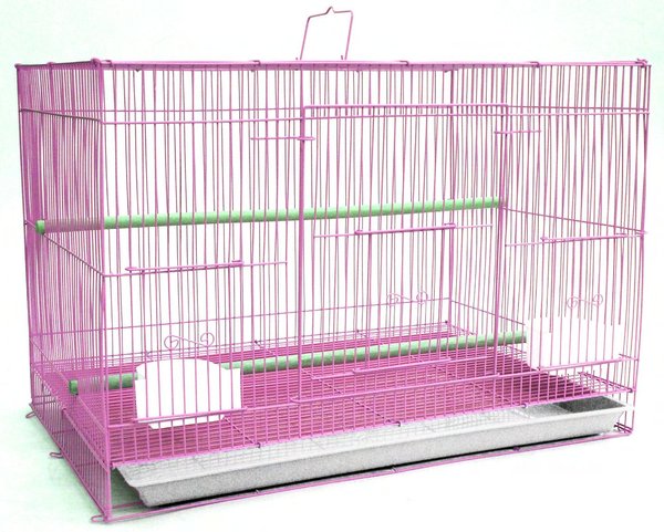 YML Bird Breeding Bird Cage, Medium, Pink - Chewy.com