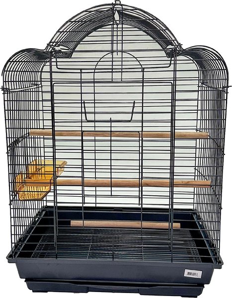 YML Open Shell Top Bird Cage, Large, Black - Chewy.com