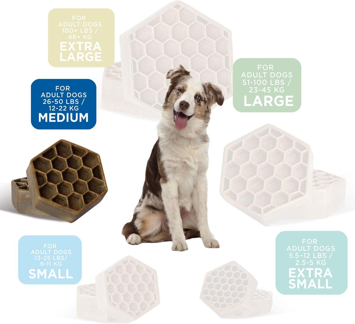 YUMMY COMBS Chicken Flossing Dental Dog Treats, Medium, 30 count ...