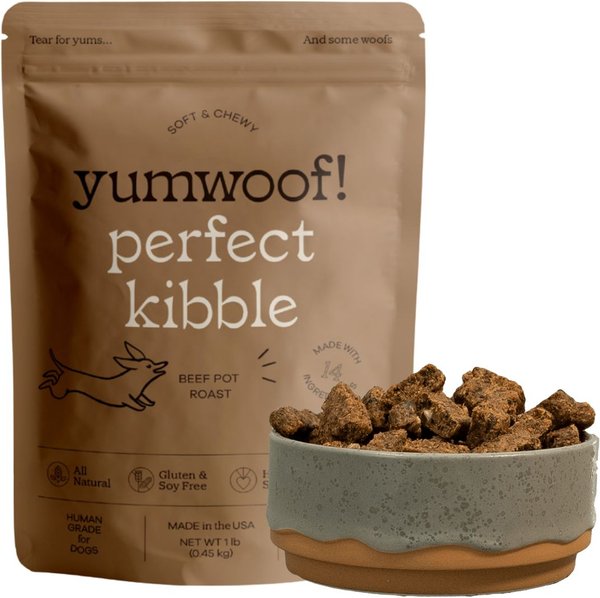 YUMWOOF NATURAL PET FOOD Perfect Kibble Gut Health Beef Pot Roast Air ...