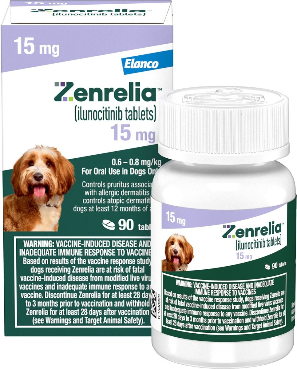 ZENRELIA (ilunocitinib tablets) for Dogs, 15-mg - Easy Refills | Chewy Rx
