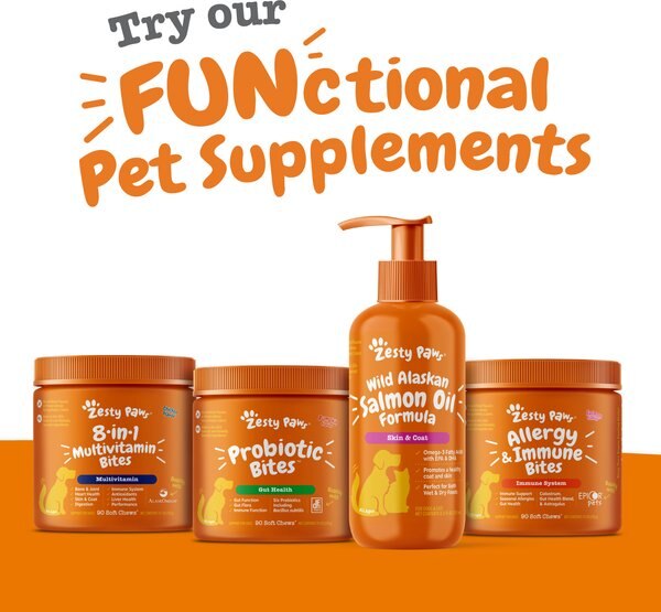 ZESTY PAWS All-in-One FUNctional Dental Bones Dental Chews for Small ...