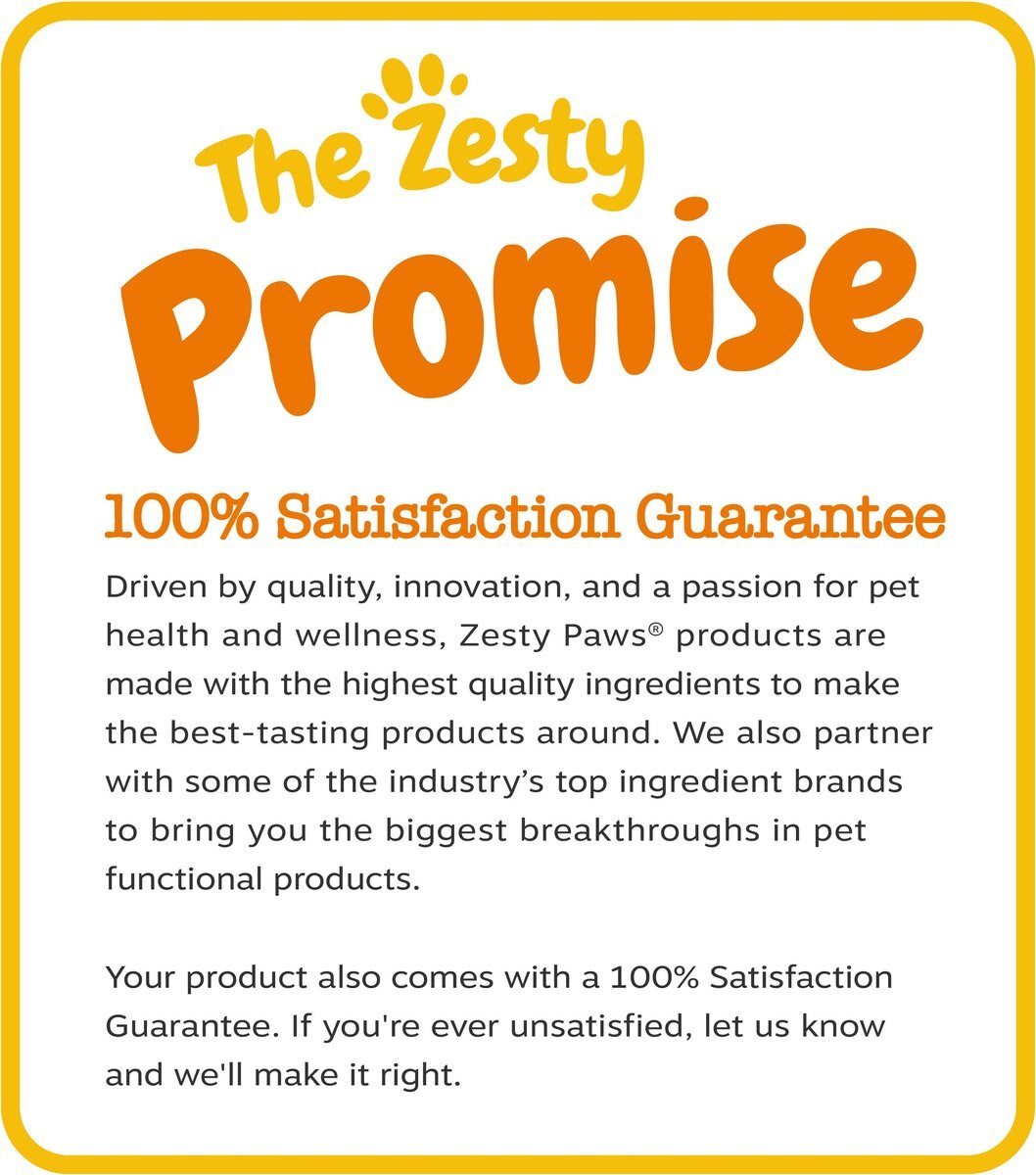 ZESTY PAWS Turmeric Curcumin Bites Duck Flavored Soft Chews ...