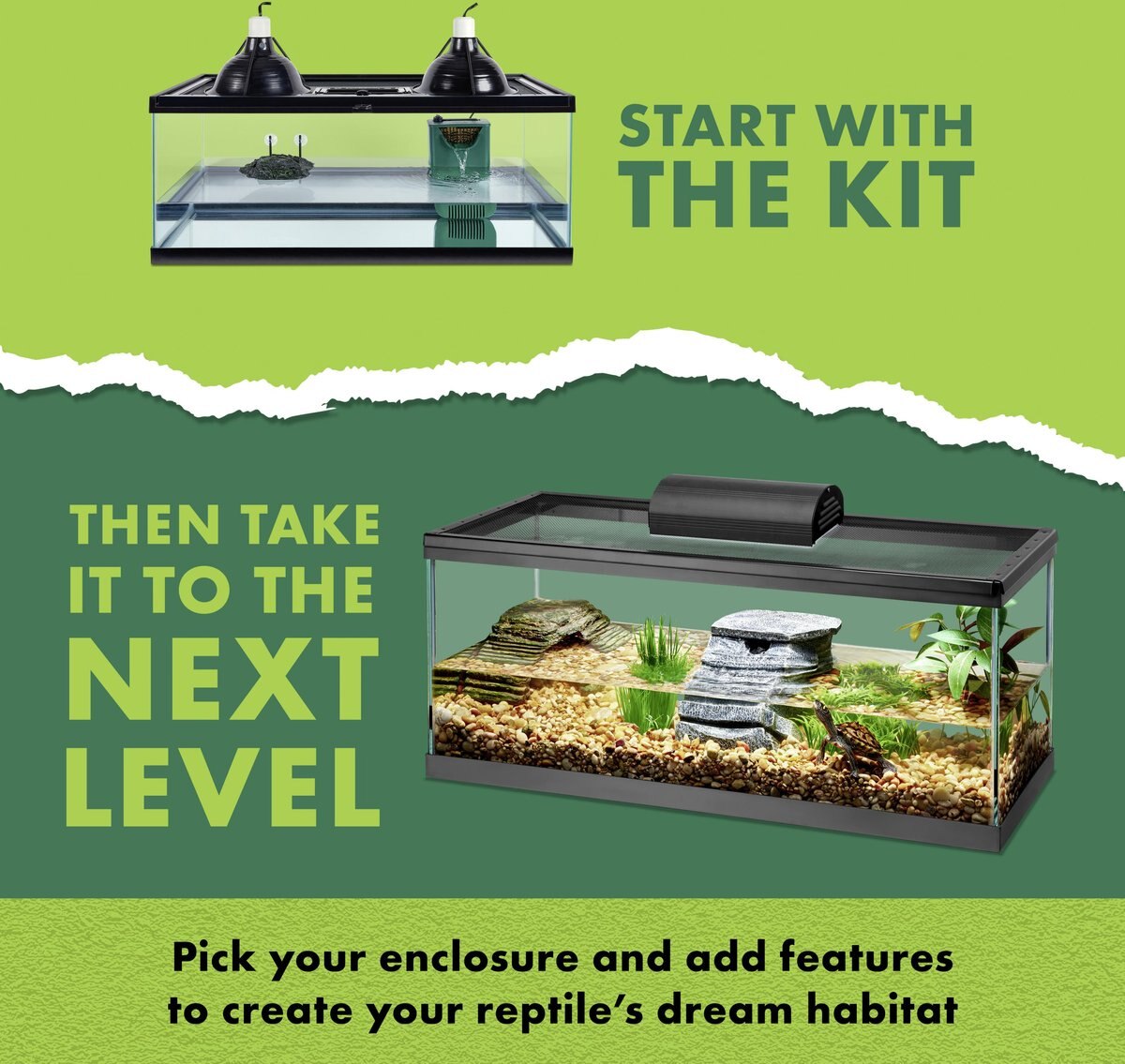 ZILLA Aquatic Turtle Habitat Accessory Kit - Chewy.com