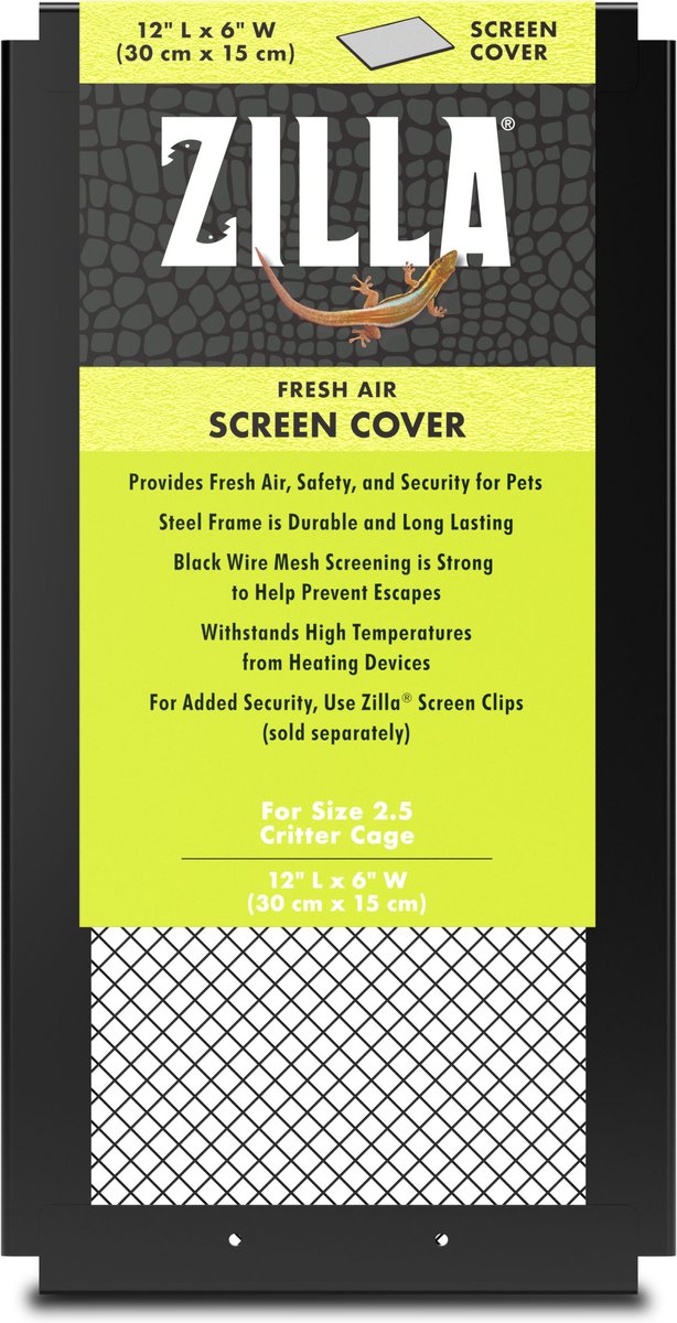 ZILLA Fresh Air Screen Cover for Terrariums, 12-in - Chewy.com