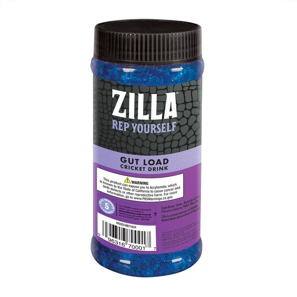 ZILLA Gut Load Cricket Drink Supplement, 16-fl oz bottle - Chewy.com