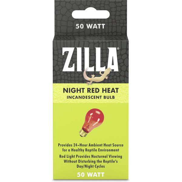 ZILLA Night Red Reptile Basking Bulb, 50-watt - Chewy.com