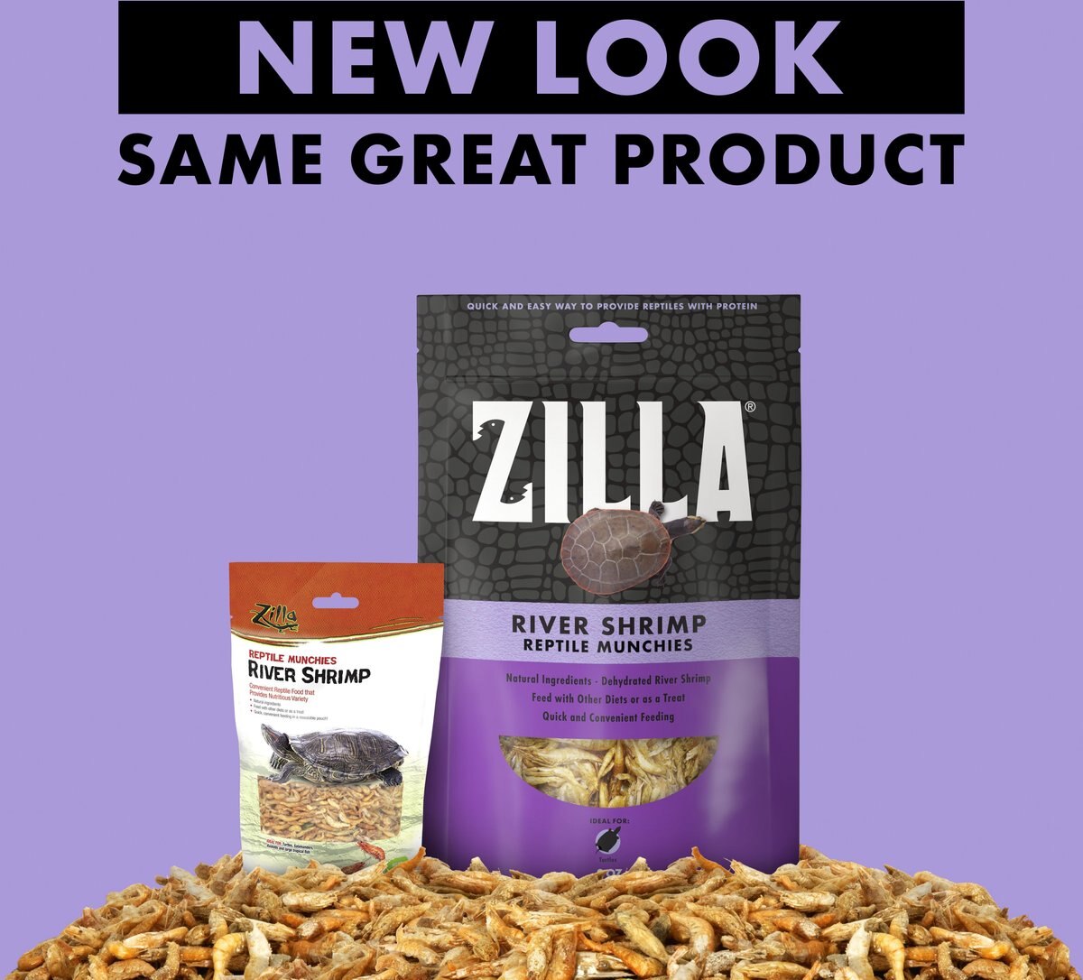 ZILLA Reptile Munchies River Shrimp Turtle Food, 2-oz bag - Chewy.com