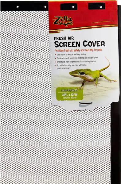 ZILLA Reptile Terrarium Screen Cover, 36-in - Chewy.com