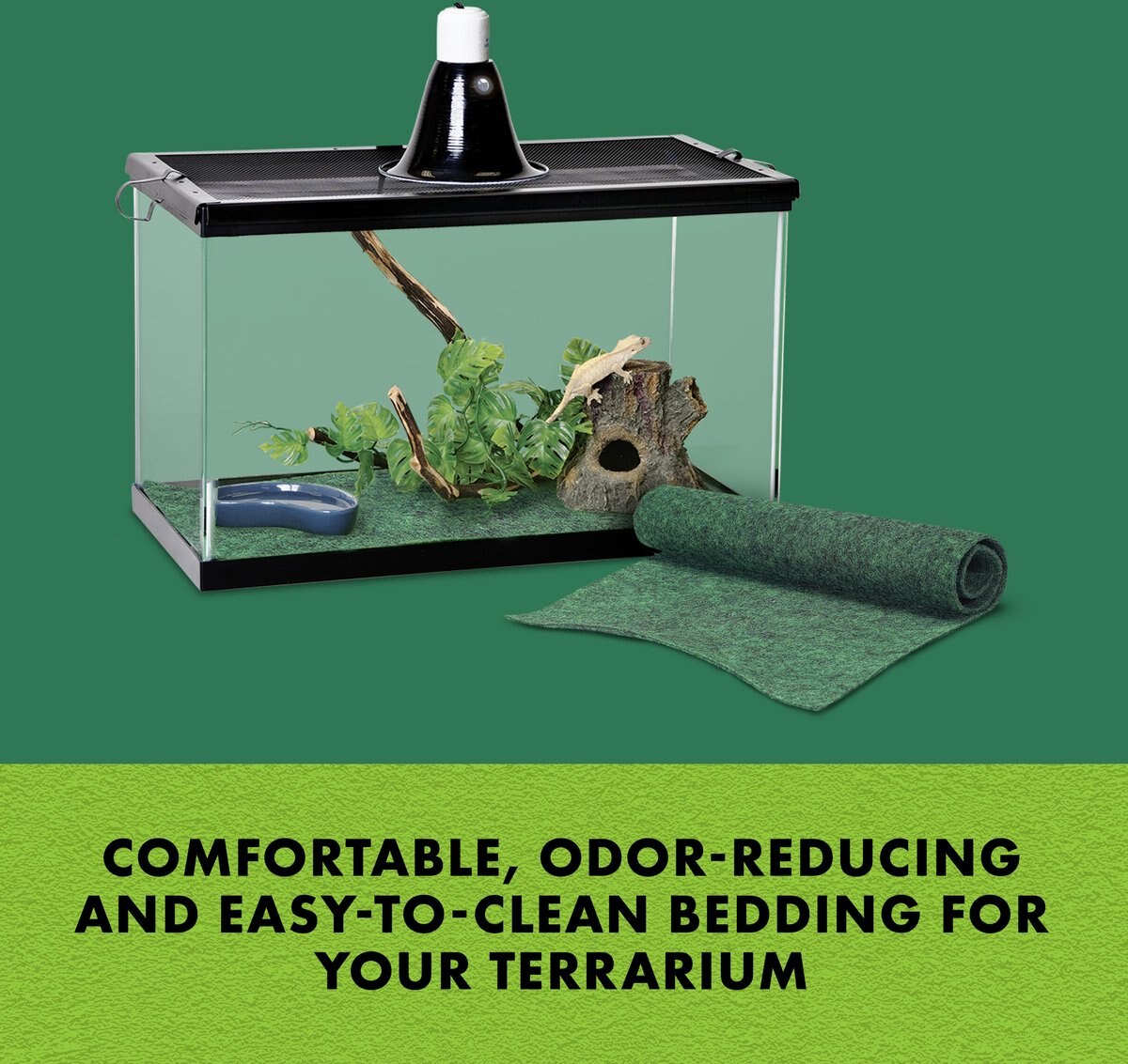 ZILLA Terrarium Liner, Green, 40/50-gal - Chewy.com
