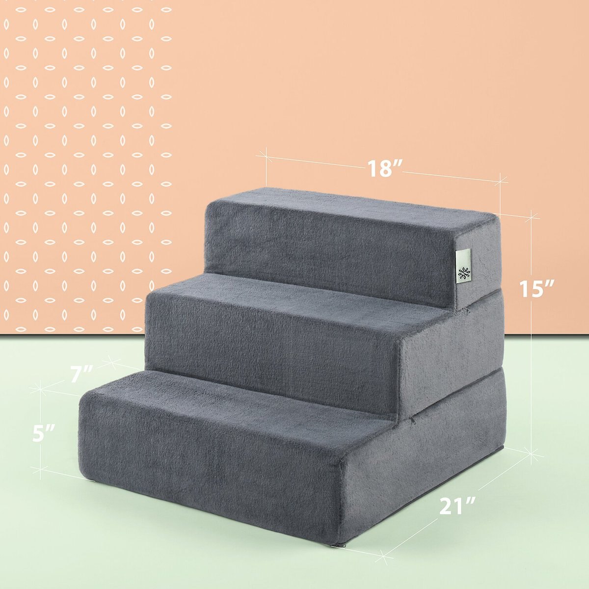 Temporarily Unavailable - ZINUS Easy Cat & Dog Stairs, Grey, Small ...