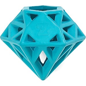 ZIPPYPAWS ZippyTuff Diamond Gem Dog Toy, Teal - Chewy.com