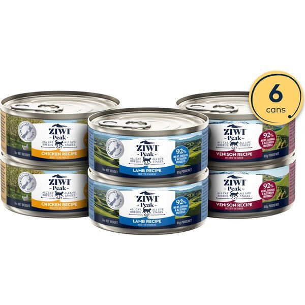 ZIWI Peak Beef, Chicken, Lamb, Mackerel & Lamb, Mackerel, Venison ...