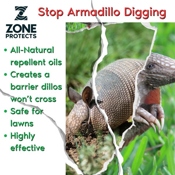 ZONE PROTECTS Dillo Dun! Armadillo Repellent Gallon Trigger Sprayer - Chewy.com