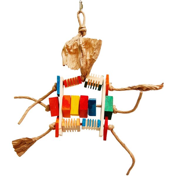 ZOO-MAX 12 Groovy Blocks Bird Toy, Multicolor - Chewy.com